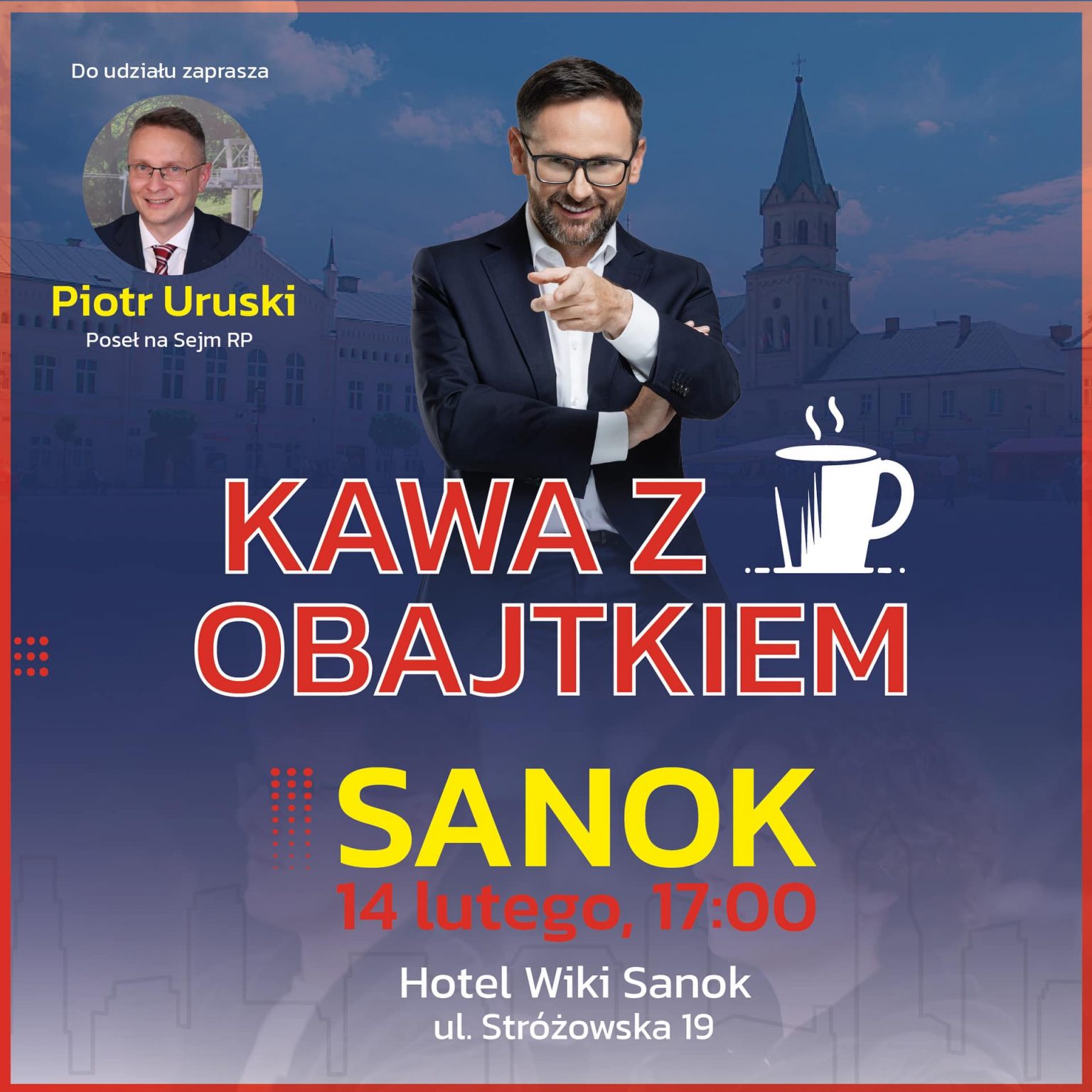 DZISIAJ, SANOK: Kawa z Obajtkiem. Zaprasza poseł Uruski (VIDEO) | Portal Esanok.pl | Telewizja ...