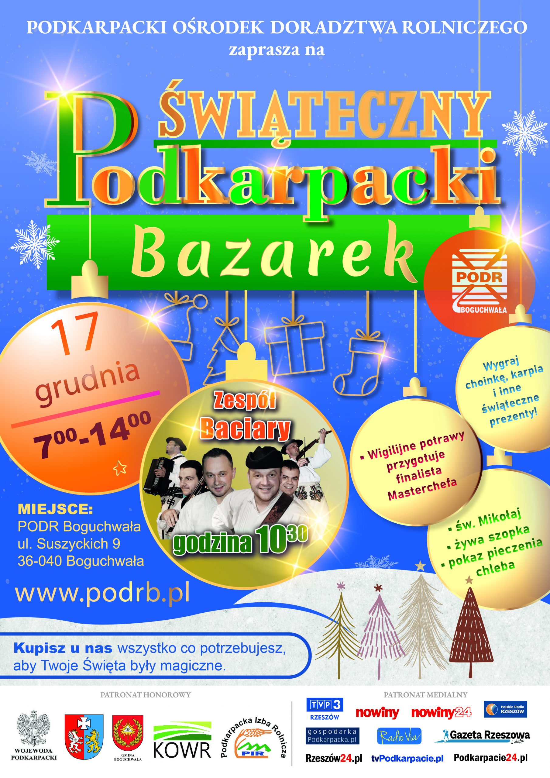 Świąteczny Podkarpacki Bazarek! Święty Mikołaj, żywa szopka, konkursy ...